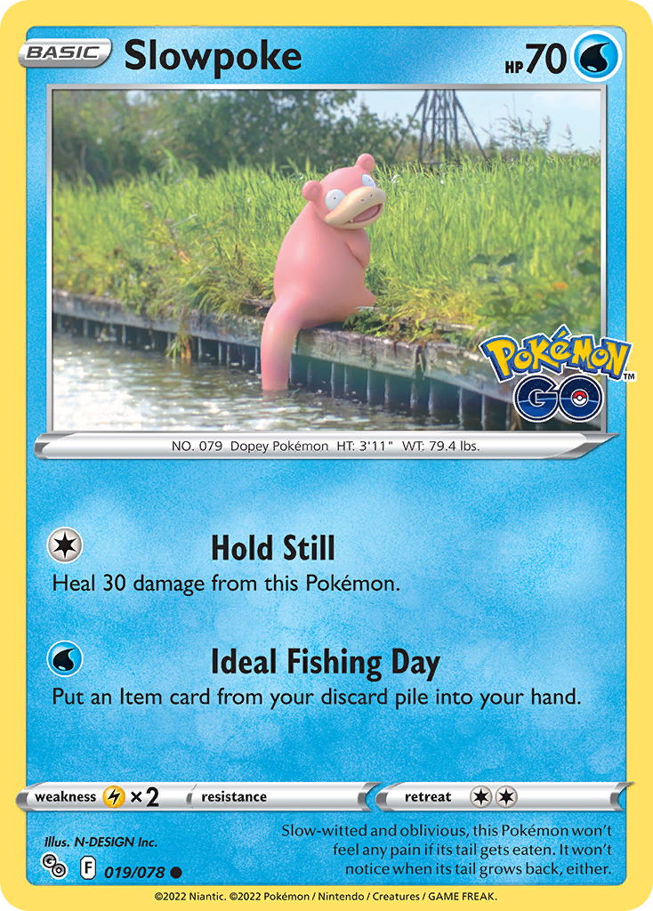 019/078 - Slowpoke - Reverse Holo - (Common]