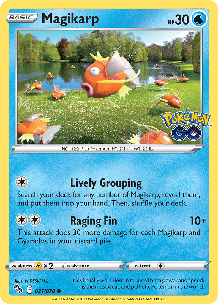 021/078 - Magikarp - Reverse Holo - (Common]