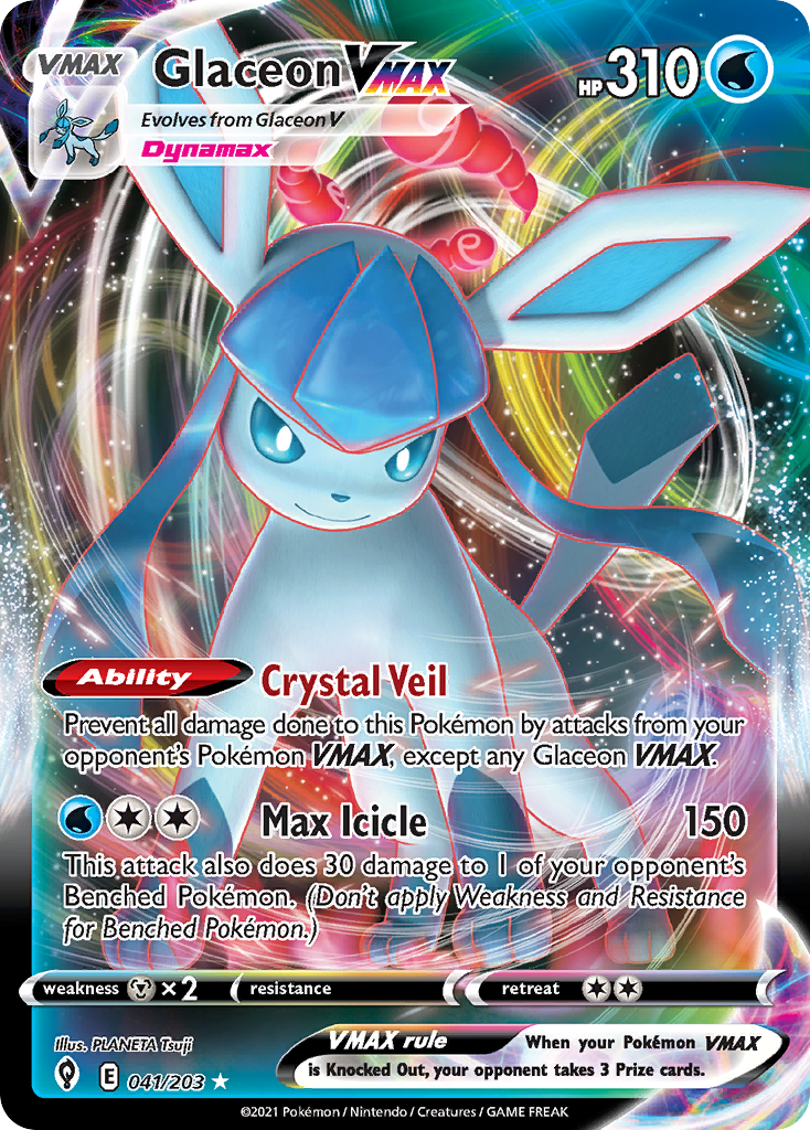 041/203 - Glaceon VMAX - [Rare Holo VMAX]